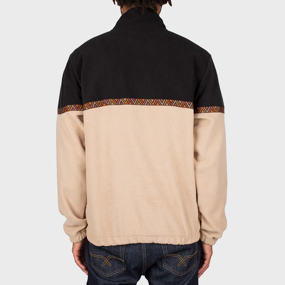 Iriedaily Monte Noe Polar Fleece Troyer Khaki